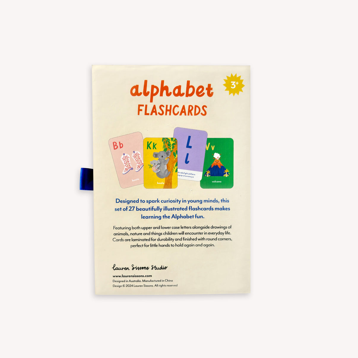 A-Z Illustrated Alphabet Flashcards – Lauren Sissons Studio