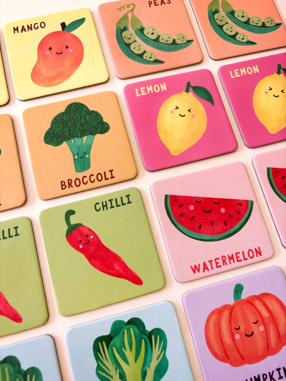 Fruit and Veg Memory & Matching Game – Lauren Sissons Studio
