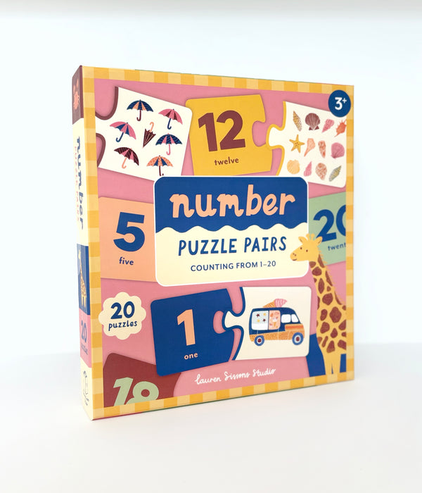 Number Puzzle Pairs – Lauren Sissons Studio